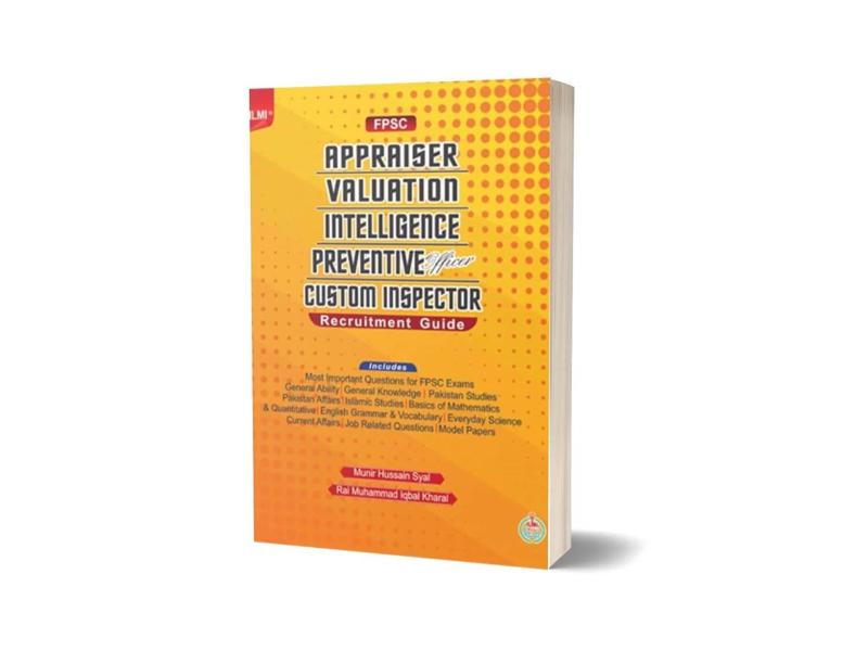 FPSC Appraiser Valuation Intelligence Preventive Officer Custom ... FPSC Appraiser Valuation Intelligence Preventive Officer Custom ...