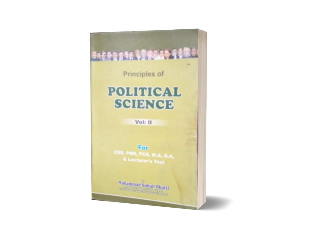 Principles Of Political Science Voll II For CSS.PMS-PCS By Muhammad ...