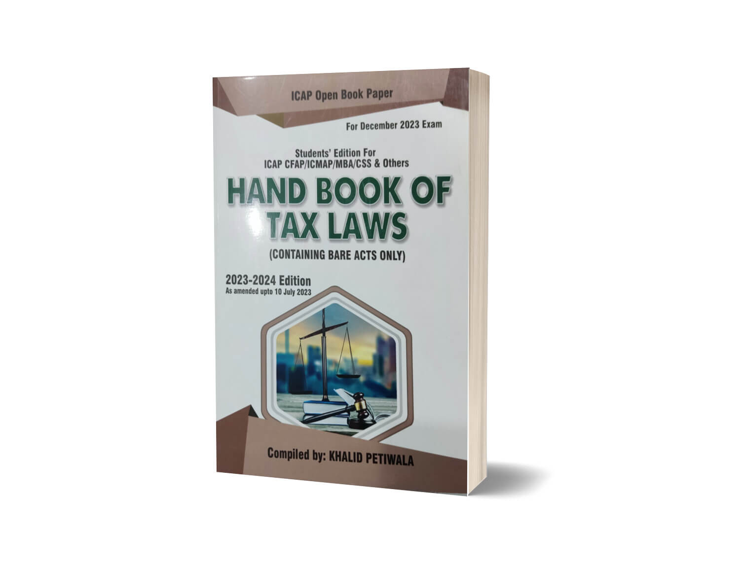 Hand Book of Tax Laws By Khalid Petiwala - Online Book Shop.Pk ...